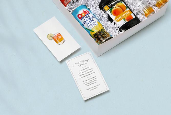 Luxury Cocktail Kits for Virtual Events | Fountain Gifts