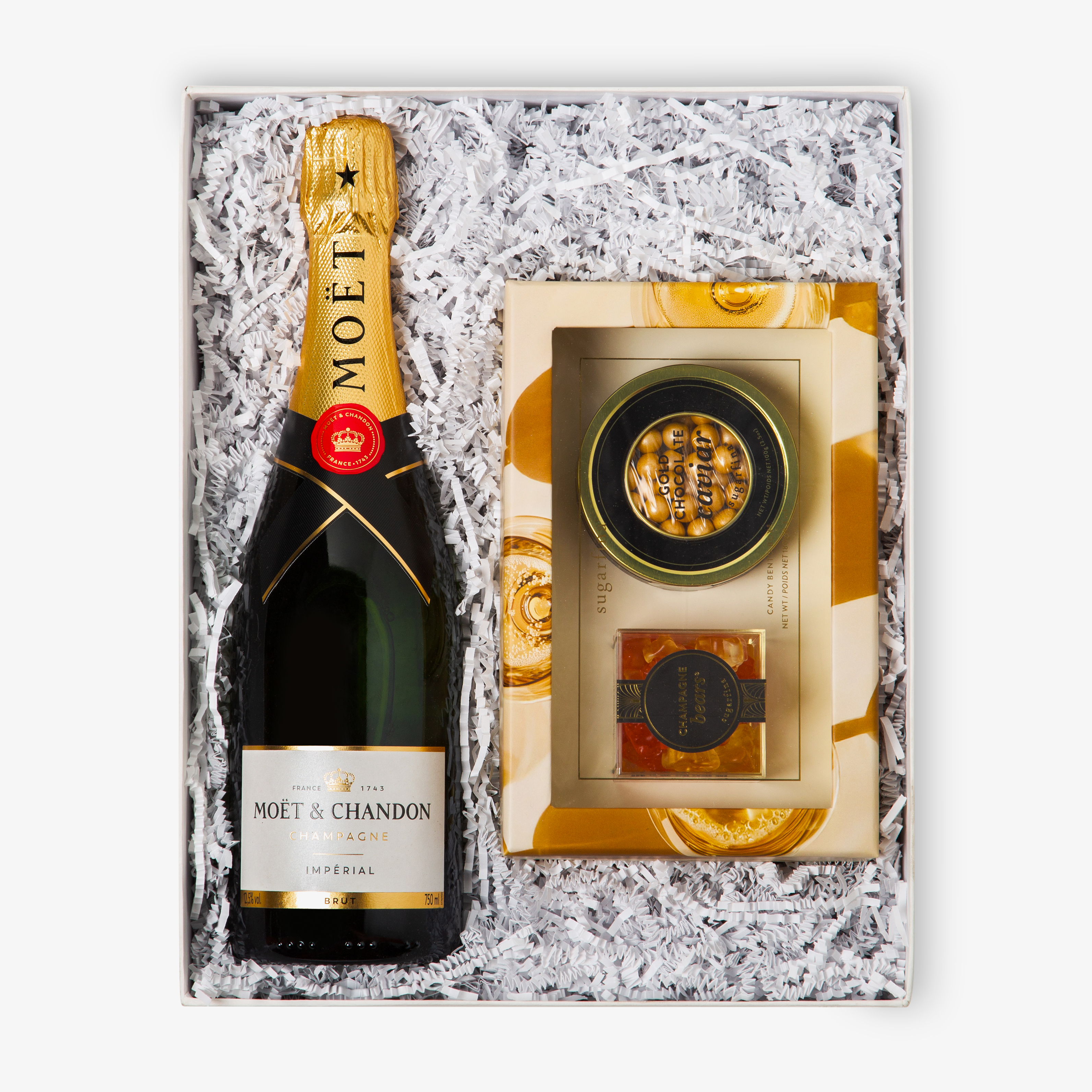 Champagne & Caviar Gift Box – Moët & Chandon & Chocolate Bento