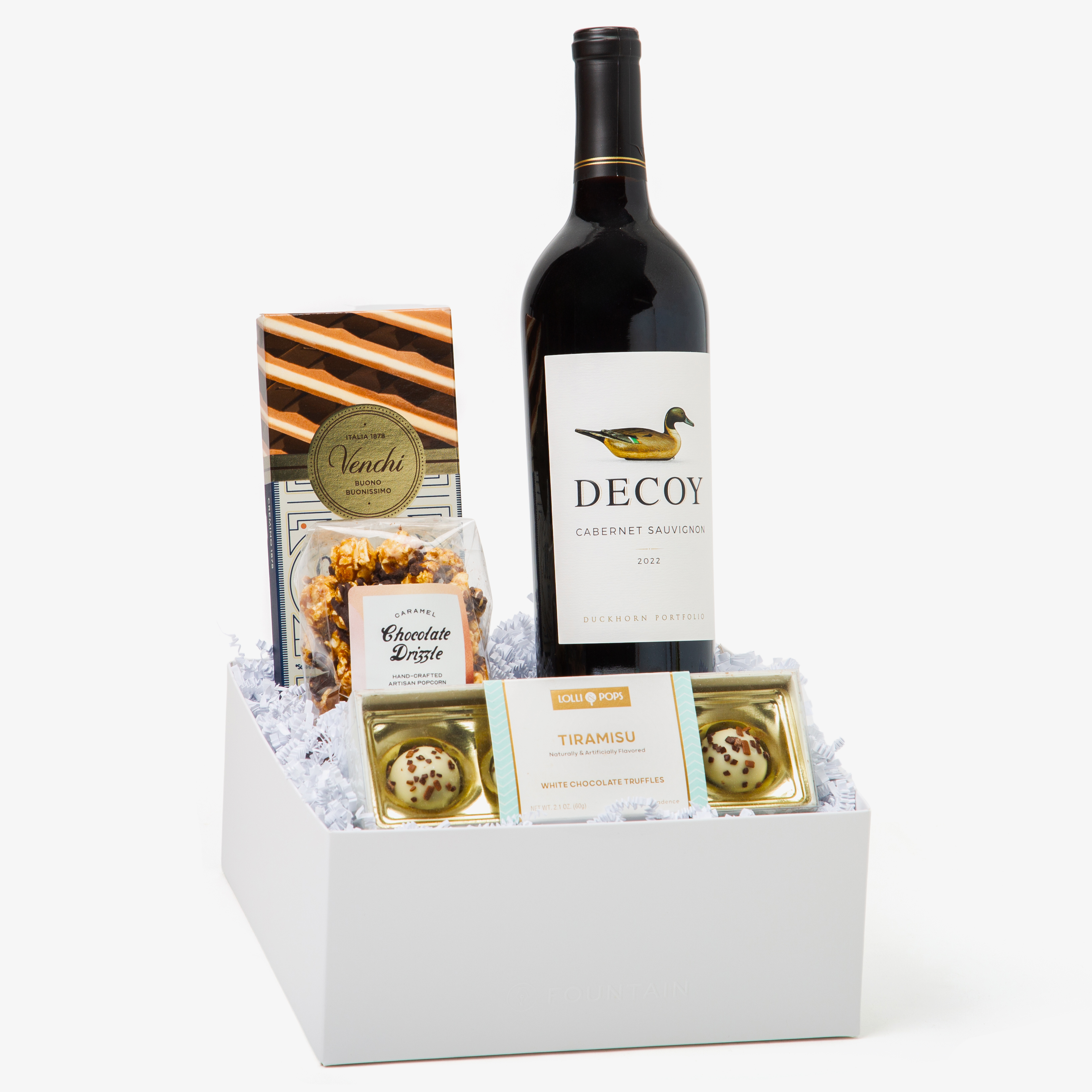 Decoy Cabernet & Chocolates Gift Box | Fountain
